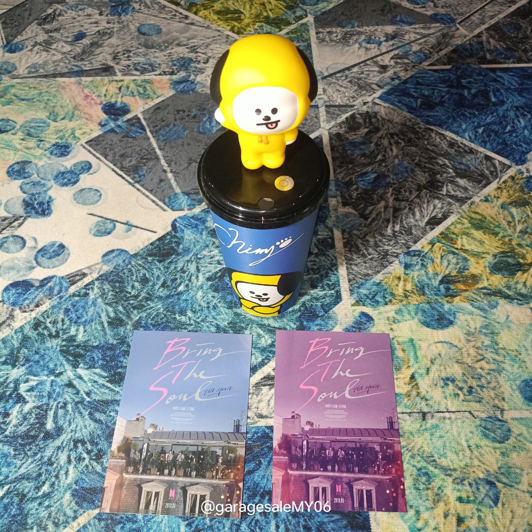 BTS BT21 Chimmy Cinema Official Limited Edition Topper Cup Tumbler 22oz, Hobbies & Toys ...