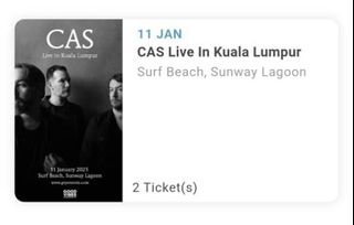 WTS x1 CAS in KL ticket, Tickets & Vouchers, Event Tickets on Carousell