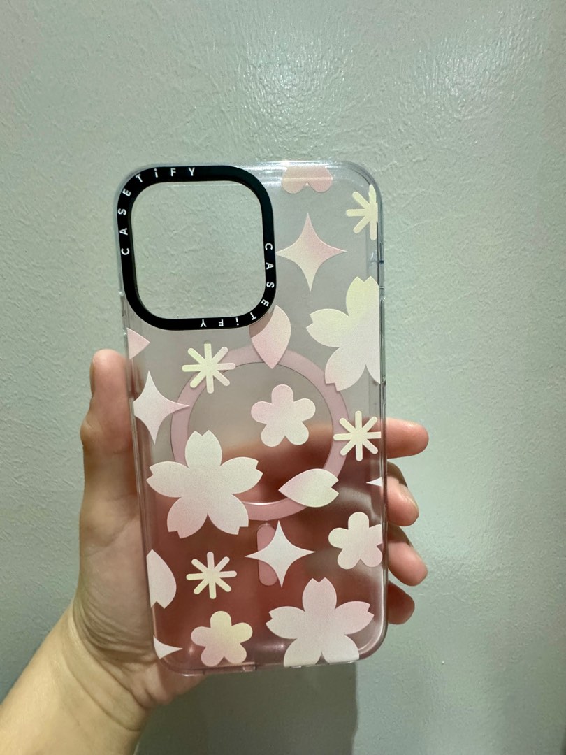Casetify Sheer Sakura Pattern Pink for iPhone 15 Pro Max, Mobile Phones ...