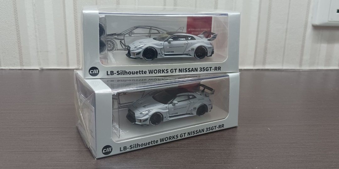 Cm Model LB Silhouette Works Nissan R35 GTR Fighter Works Grey, Hobbies ...