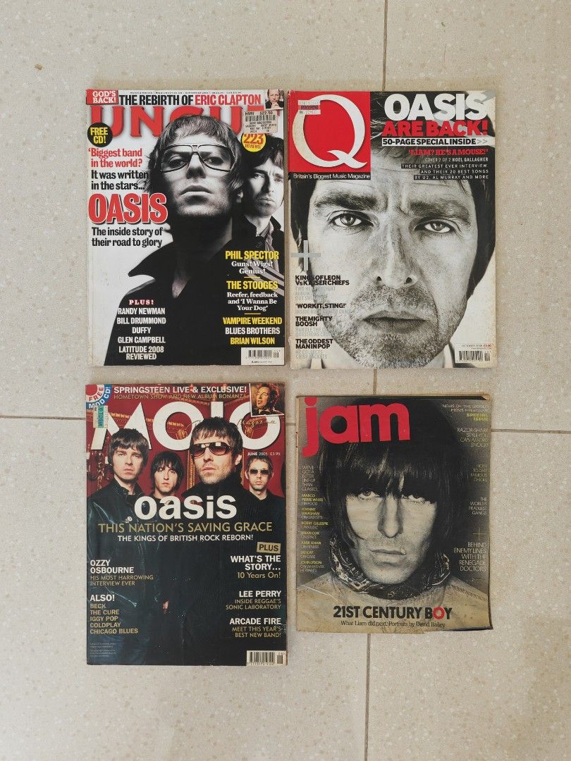 Collector Magazine - Oasis x4, Hobbies & Toys, Books & Magazines ...