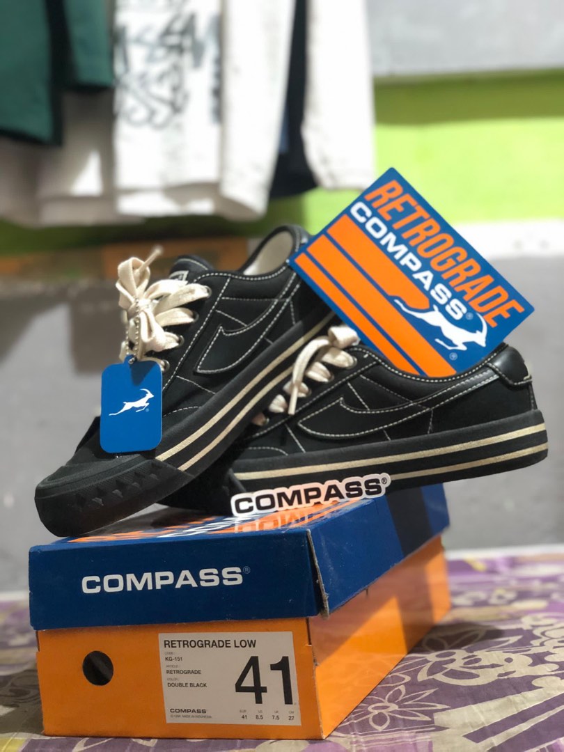 Compass Retrograde Low, Men's Fashion, Footwear, Sneakers on Carousell