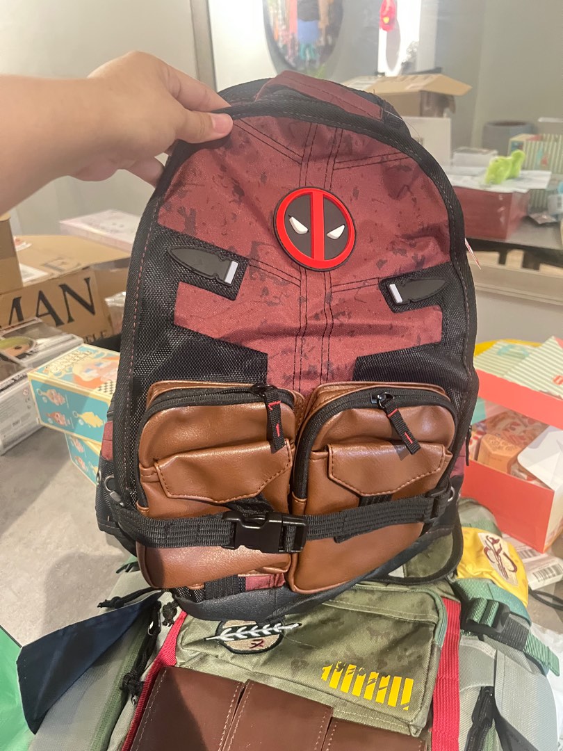 Deadpool Backpack Laptop Bag, Men's Fashion, Bags, Backpacks on Carousell