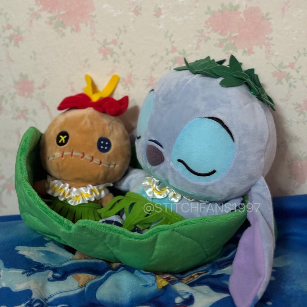 Disney Authentic Stitch & Scrump Hawaii Plush, Hobbies & Toys, Toys ...