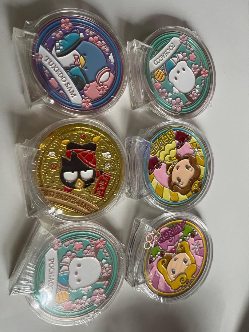 Disney medal - stitch, Pooh, Sanrio, inside out, Hobbies & Toys, Toys ...