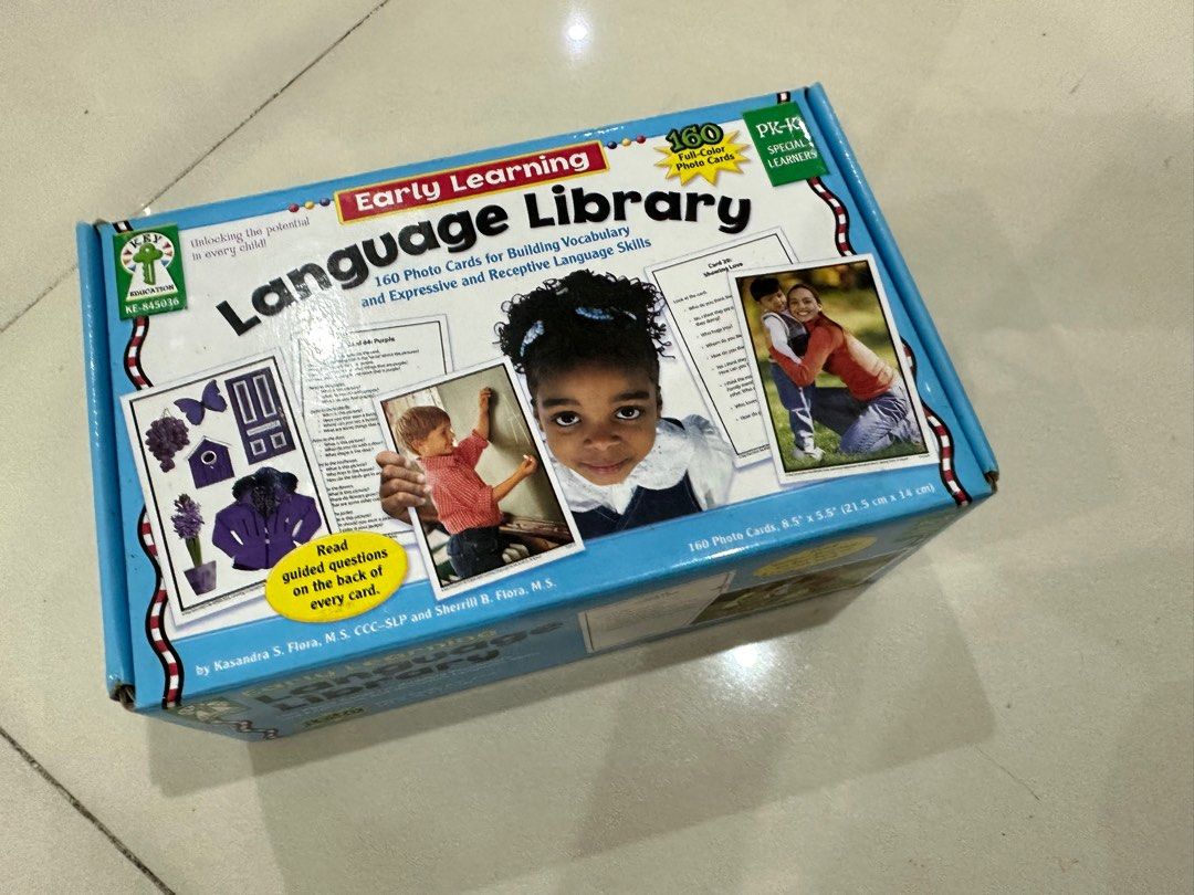Early Learning Language Library Photo Cards Language Skills Building ...