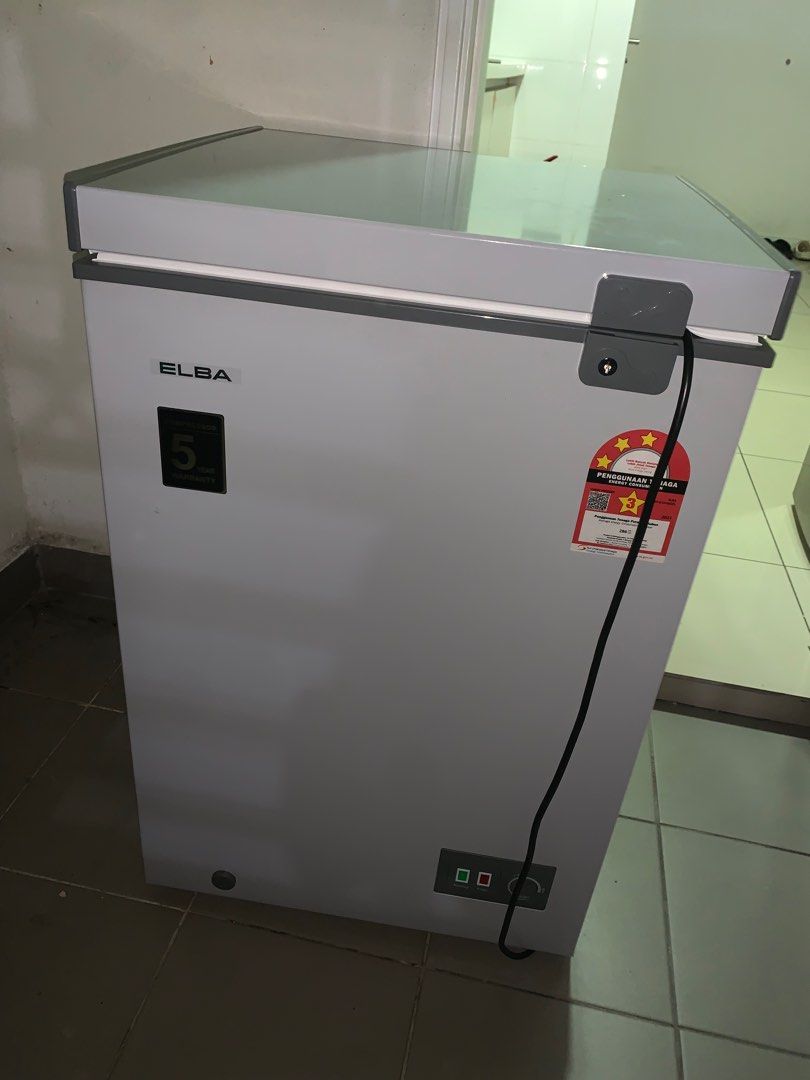 Elba chest freezer, TV & Home Appliances, Kitchen Appliances ...