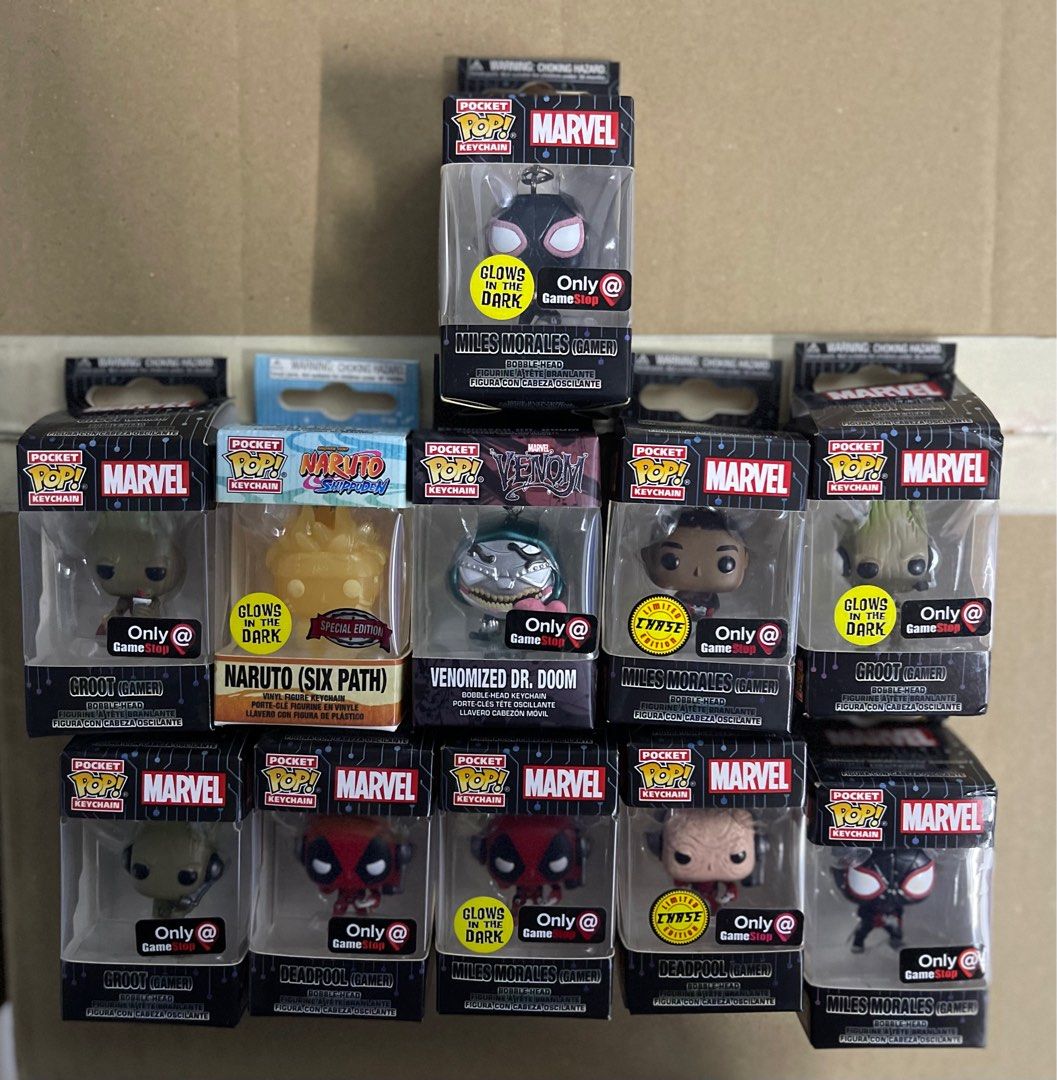Funko Pop Key Chain Clearance, Hobbies & Toys, Toys & Games on Carousell