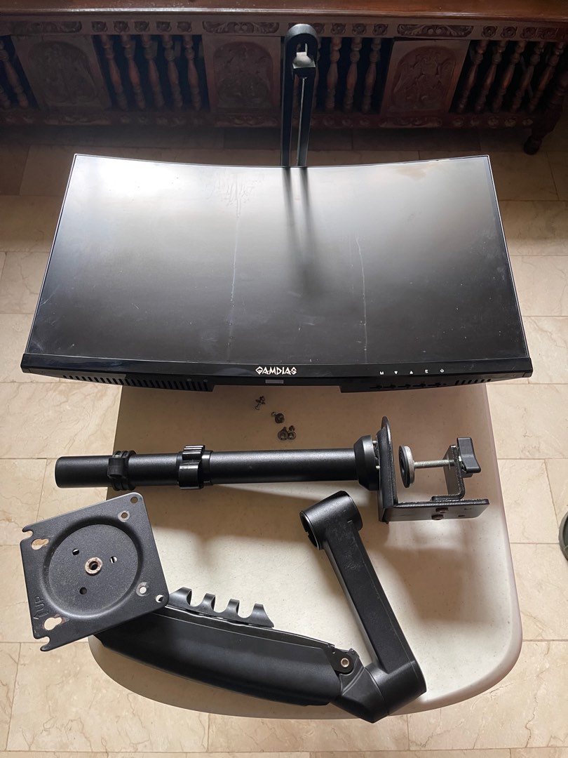 Gamdias Atlas HD24C with Monitor Arm and Vesa Mount, Computers & Tech ...