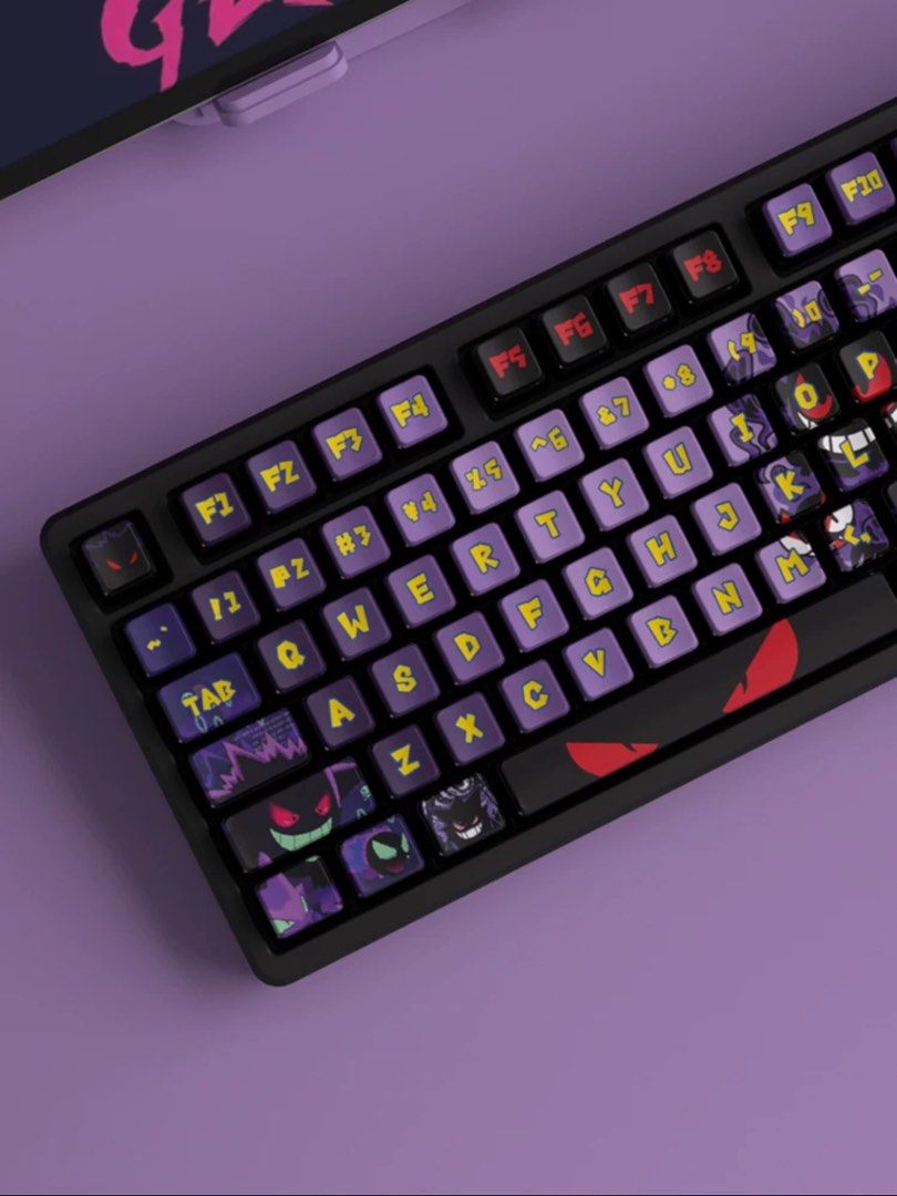 Gengar Keycaps Pokemon keycaps / computer accessories, Computers & Tech ...