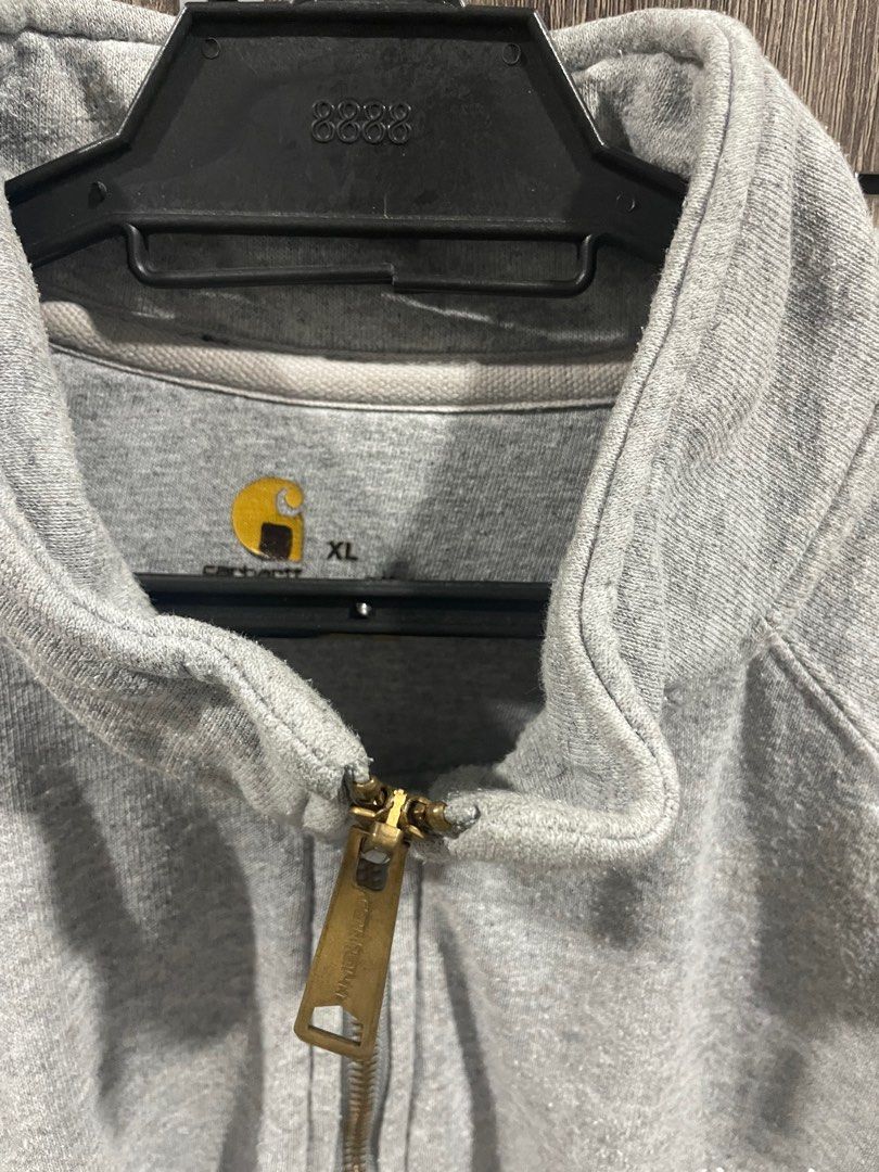 Halfzipper carhart, Men's Fashion, Tops & Sets, Hoodies on Carousell