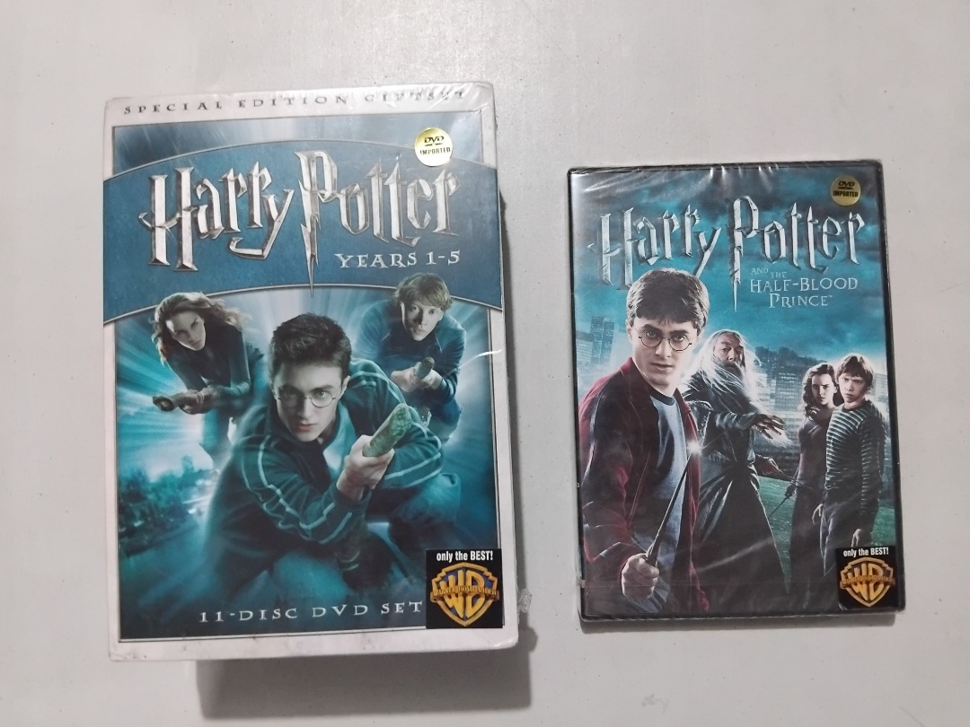 Harry Potter DVD Bundle - Set of Years 1-5 plus Year 6 : Special ...