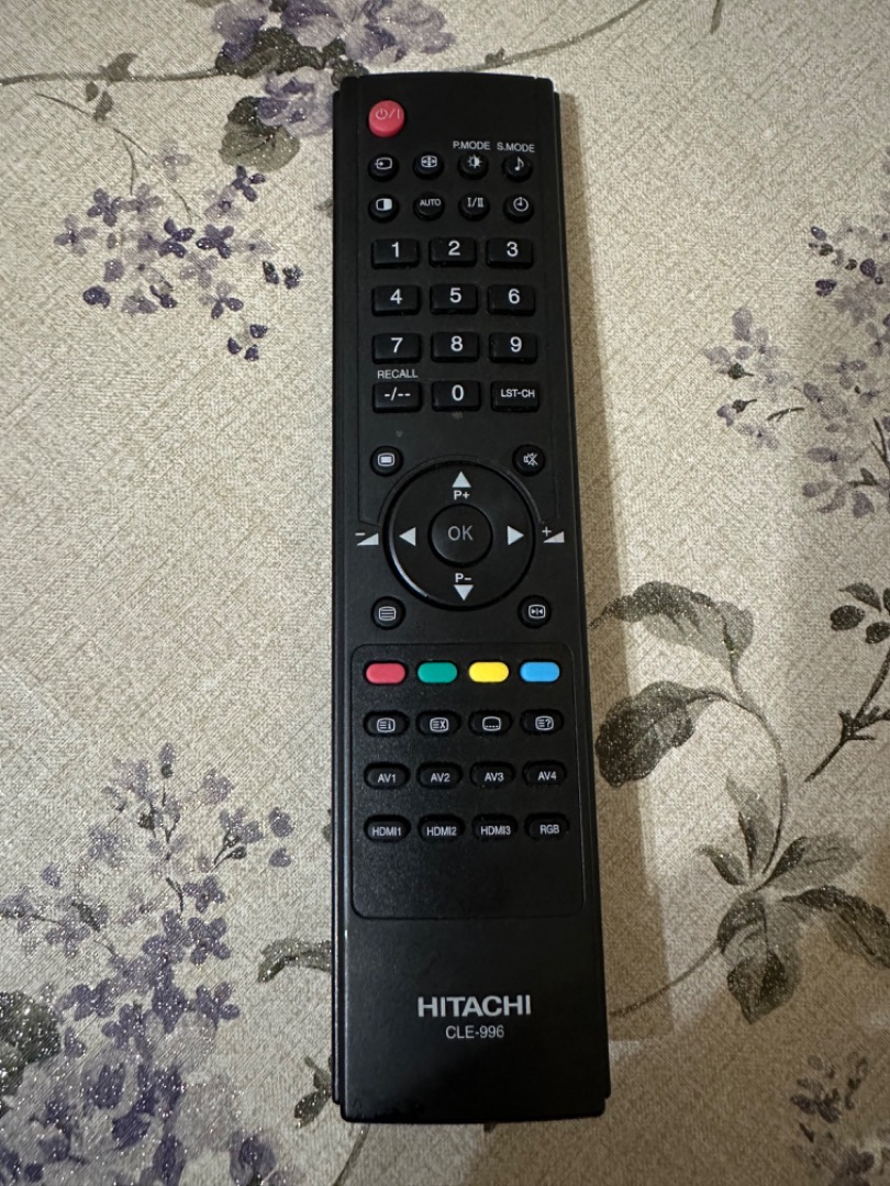 Hitachi TV Remote Controller, TV & Home Appliances, TV & Entertainment ...