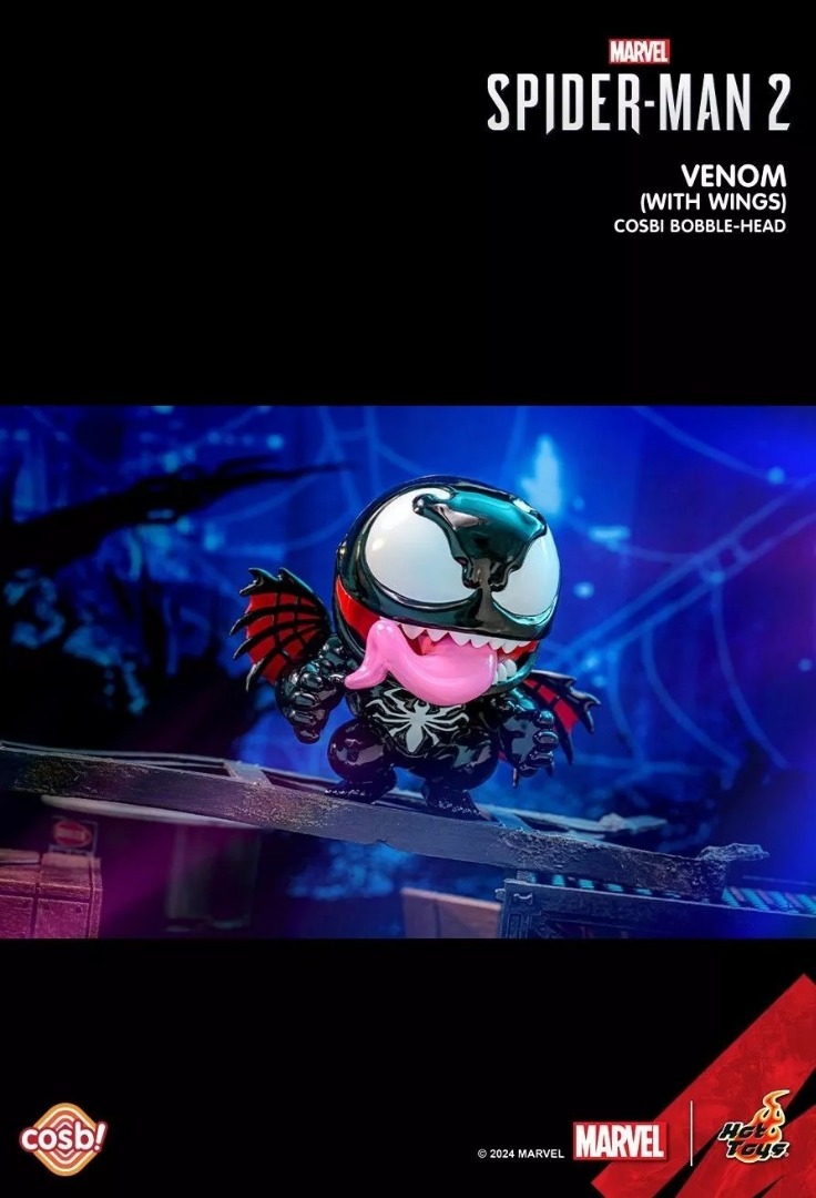 Hot Toys Cosbi Spider-Man 2 Venom (with Wings), Hobbies & Toys, Toys ...