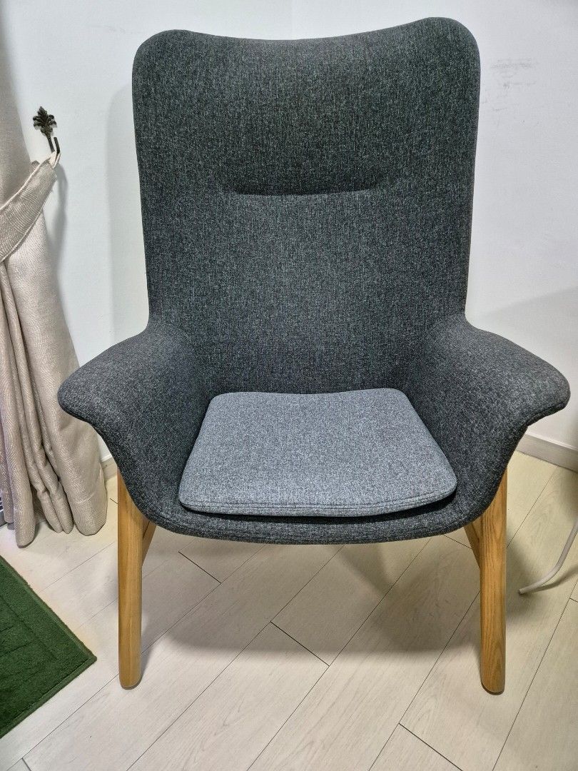 Ikea Vedbo High Back Arm Chair Vedbo, Furniture & Home Living, Furniture, Chairs on Carousell