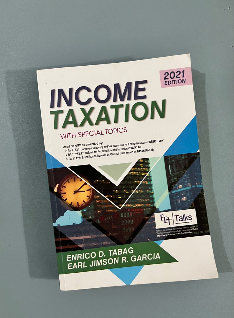 Income Taxation 2021 Edition, Hobbies & Toys, Books & Magazines ...