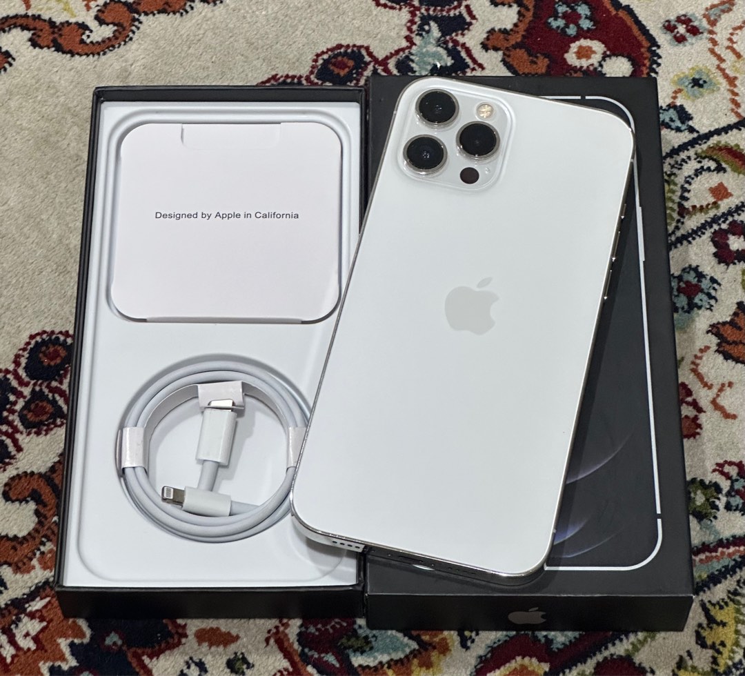 iPhone 12 Pro Max Silver 128GB, Mobile Phones & Gadgets, Mobile Phones ...
