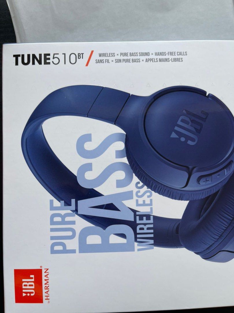 JBL TUNE 510BT Wireless on-ear Headphones - Blue, Audio, Headphones ...