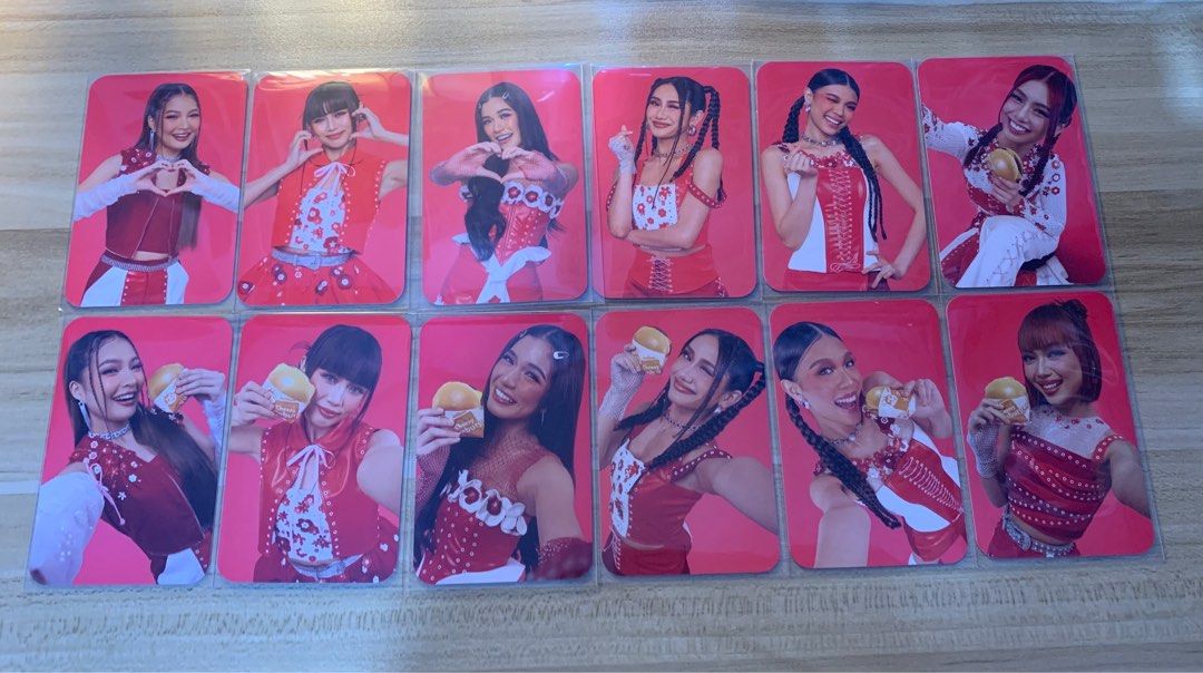 Jollibee Bini Photocard (Jollibini PC) Stacey, Colet, Jhoanna, Gwen ...