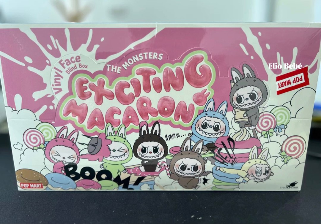 Labubu V1 Macaron Popmart, Hobbies & Toys, Toys & Games on Carousell