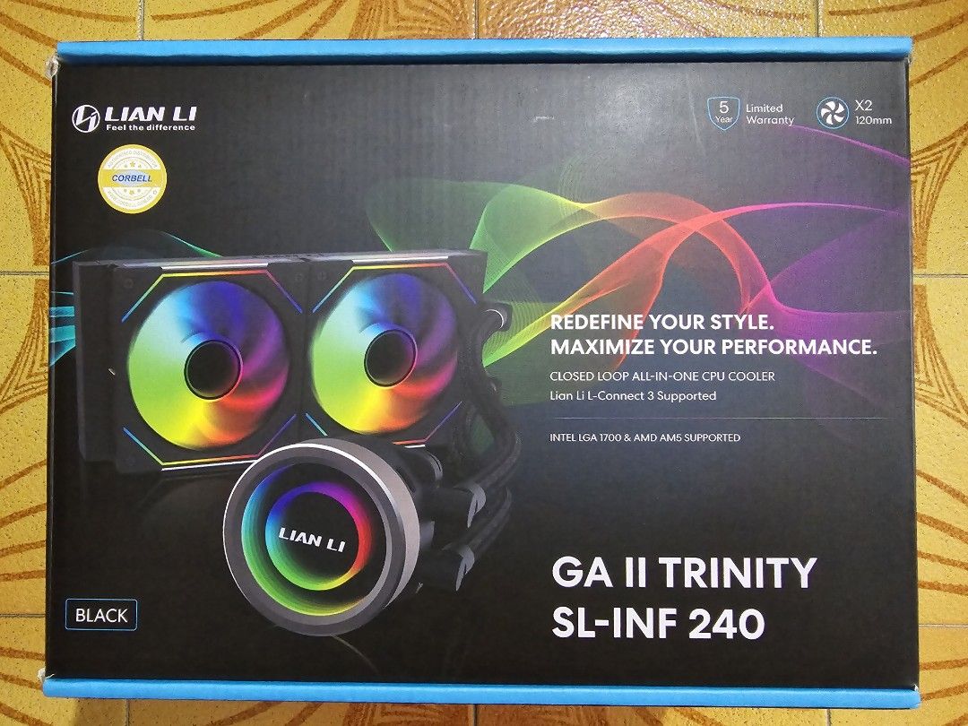 Lian Li Galahad II Trinity AIO SL-INF 240, Computers & Tech, Parts ...