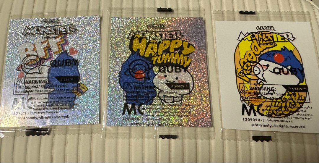 Mamee x Quby stickers, Hobbies & Toys, Stationery & Craft, Stationery ...