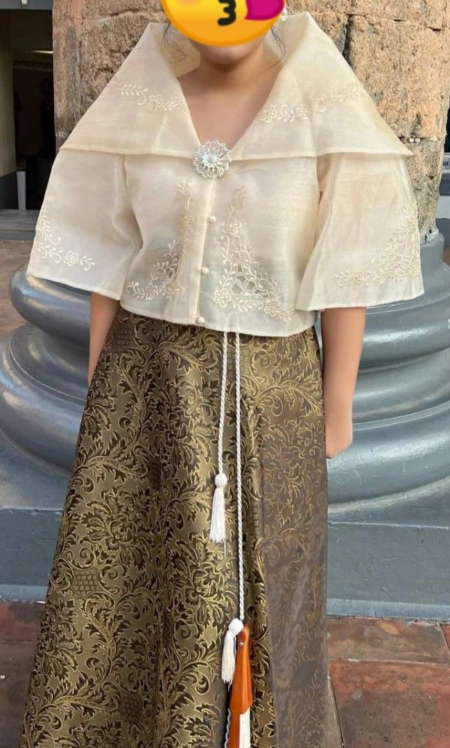 Maria Clara Top and Skirt (Filipiniana), Women's Fashion, Dresses ...