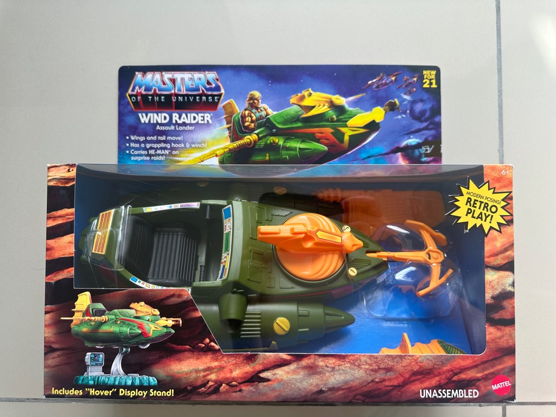 Master Of The Universe _Wind Raider Assault Lander, Hobbies & Toys ...
