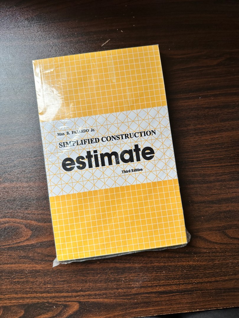 Max Fajardo Simplified Construction Estimate, Hobbies & Toys, Books ...