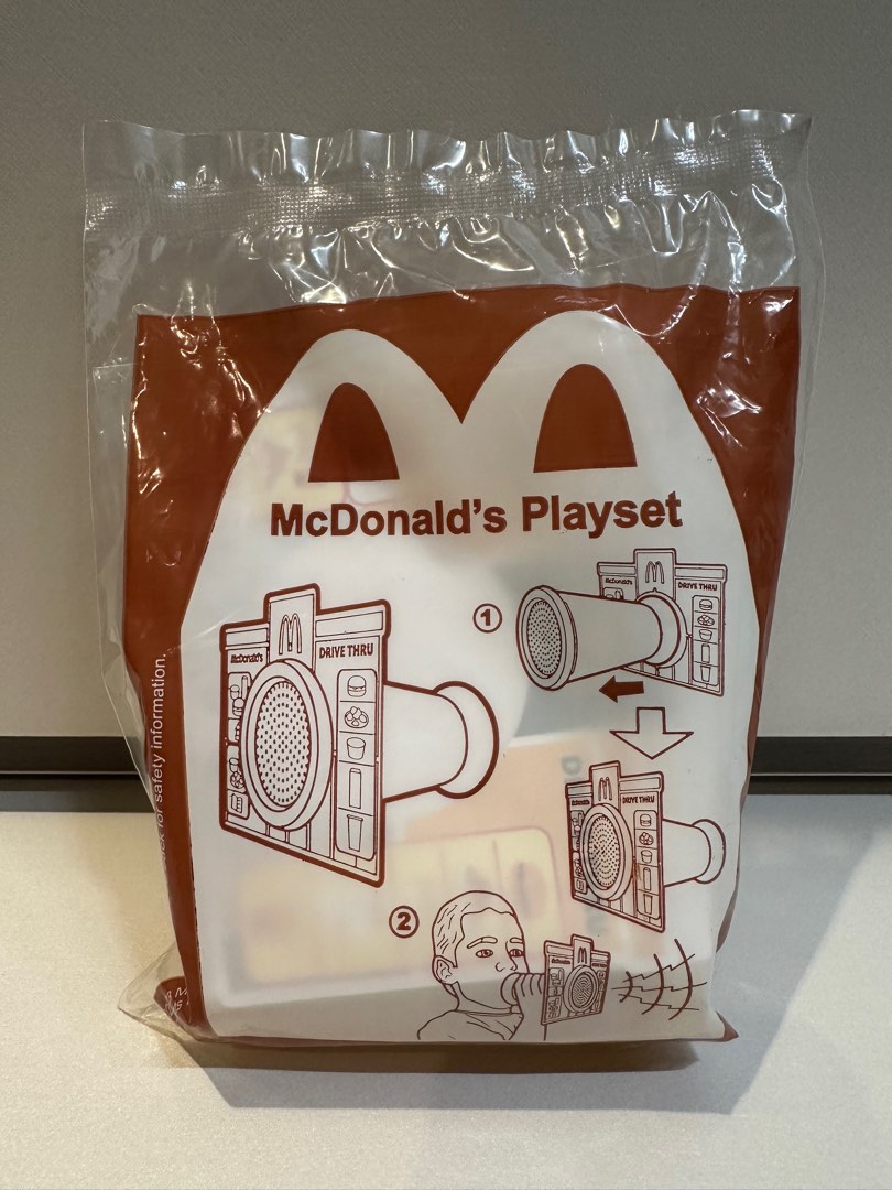 RARE McDonald's Drive Thru Microphone 點餐傳聲器 Happy Meal Playset Toy 絕版 ...
