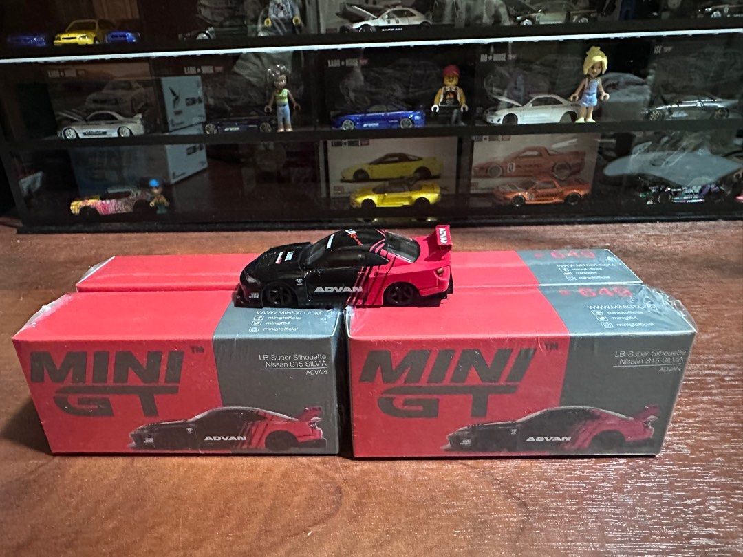 Mini GT Nissan S15 Silvia Advan, Hobbies & Toys, Toys & Games on Carousell