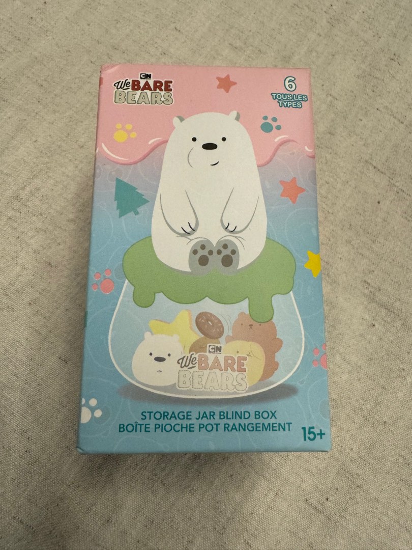 Miniso We Bare Bears Storage Jar Blind Box, Hobbies & Toys, Toys ...