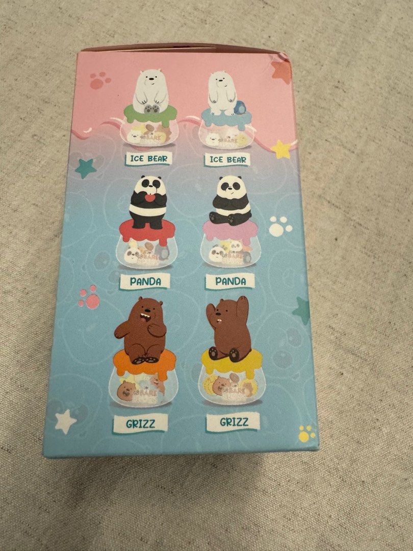 Miniso We Bare Bears Storage Jar Blind Box, Hobbies & Toys, Toys ...