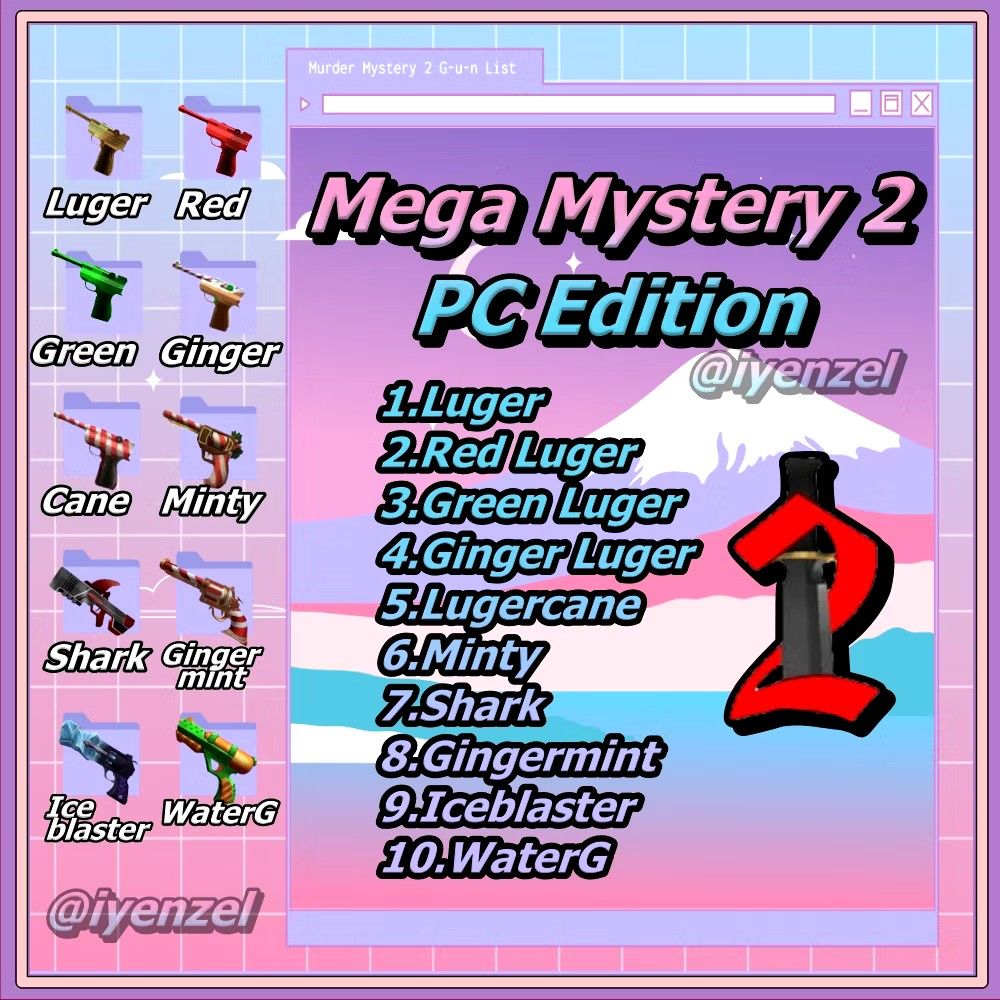 MM2 GODLY GUN LIST PRICE RM8 TO RM15, Video Gaming, Gaming Accessories ...