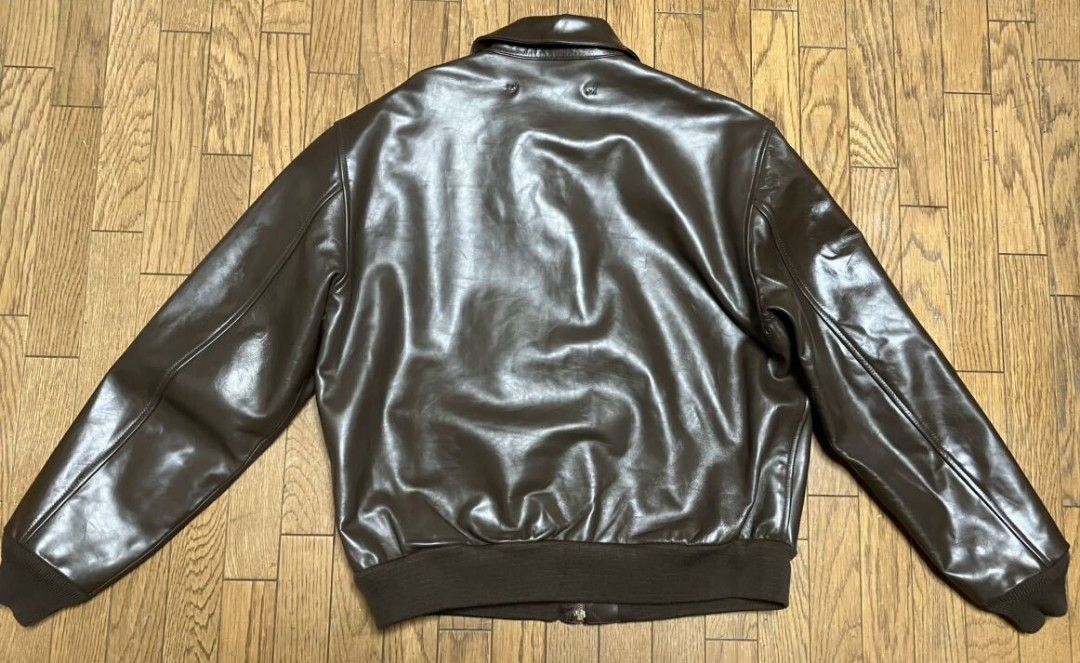 Vintage Morgan Memphis Us Army A2 Horsehide Leather jacket size 44 or ...
