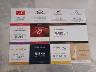 Multiple Vouchers, Tickets & Vouchers, Vouchers on Carousell
