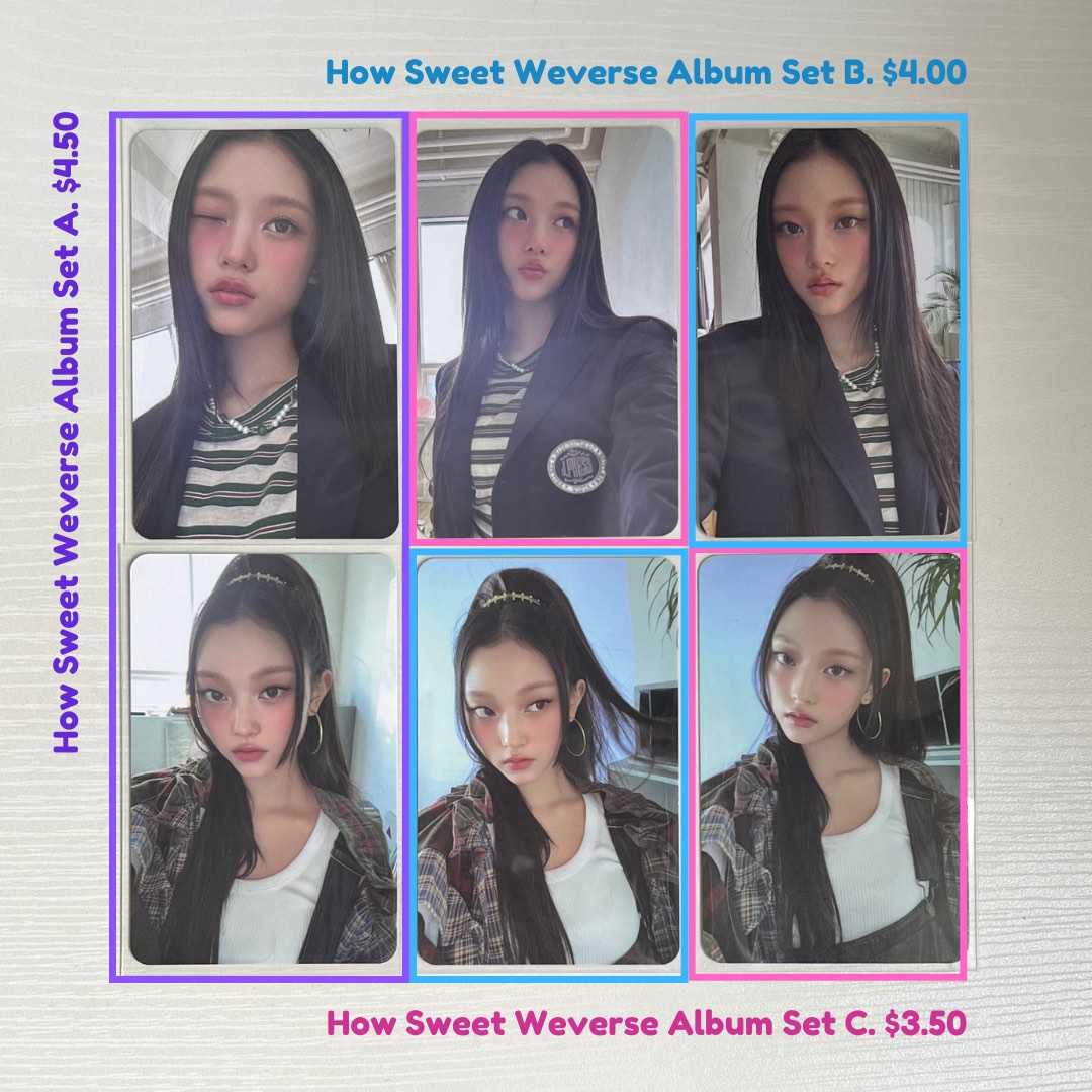 NewJeans Haerin How Sweet Weverse Album Photocards, Hobbies & Toys ...