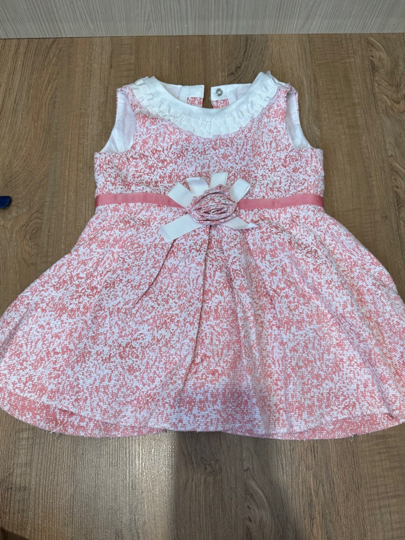Nicholas and Bears Dress in Pink, Babies & Kids, Babies & Kids Fashion ...