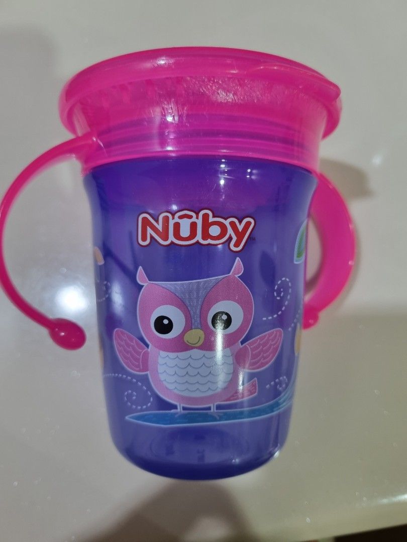 Nuby 360 wonder cup 6m+ 240ml, Babies & Kids, Nursing & Feeding, Weaning & Toddler Feeding on ...