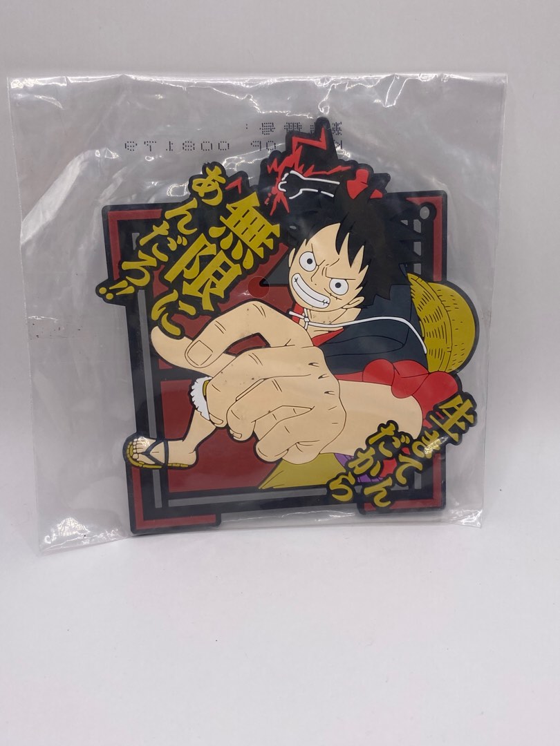 One Piece Monkey D. Luffy Rubber Keychain, Hobbies & Toys, Toys & Games ...