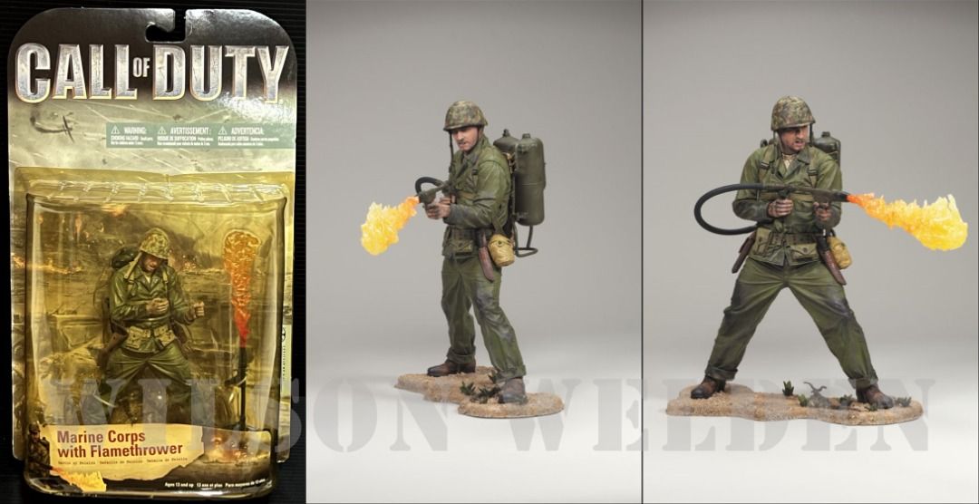 ORIGINAL MCFARLANE CALL OF DUTY (WORLD AT WAR SERIES 1 SET OF 4 ...