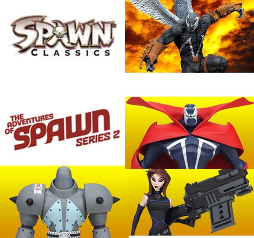 ORIGINAL MCFARLANE SERIES 32 THE ADVENTURE OF SPAWN & SPAWN 34 SPAWN ...