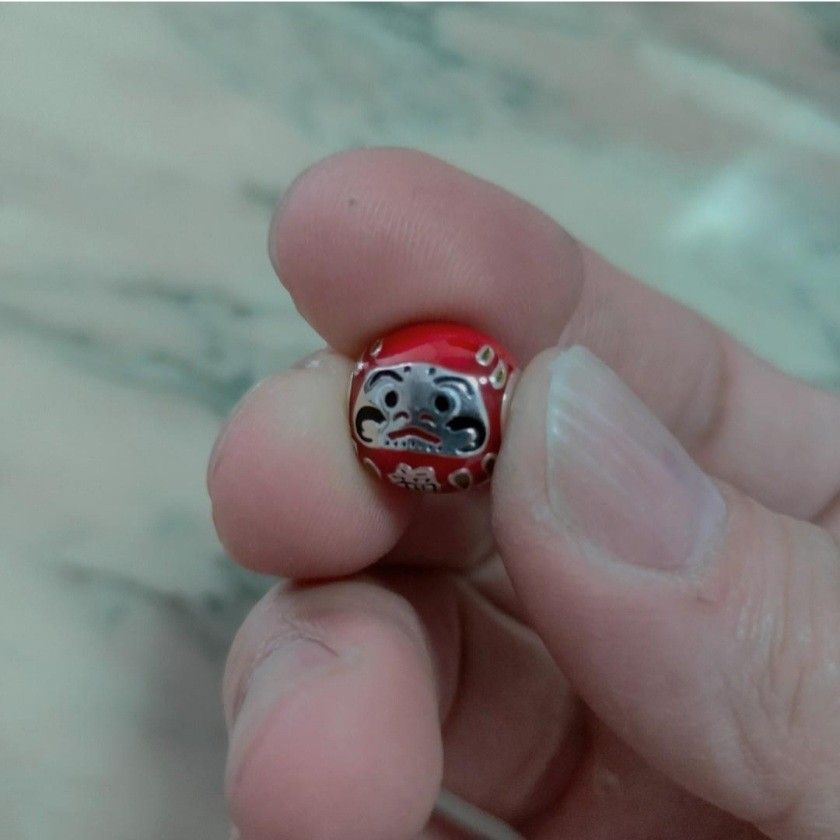 Pandora Red Daruma Doll Charm 798920C01, Women's Fashion, Jewelry ...