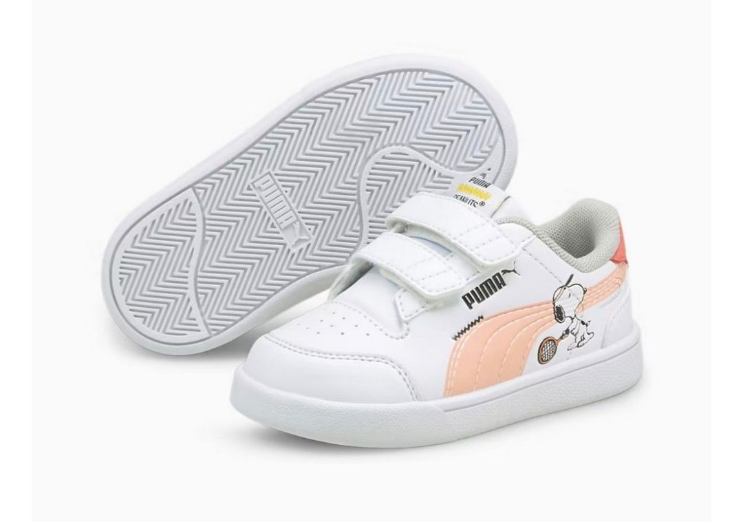 [KIDS] Peanuts x PUMA Snoopy collab kasut kanak-kanak Shuffle Todler ...