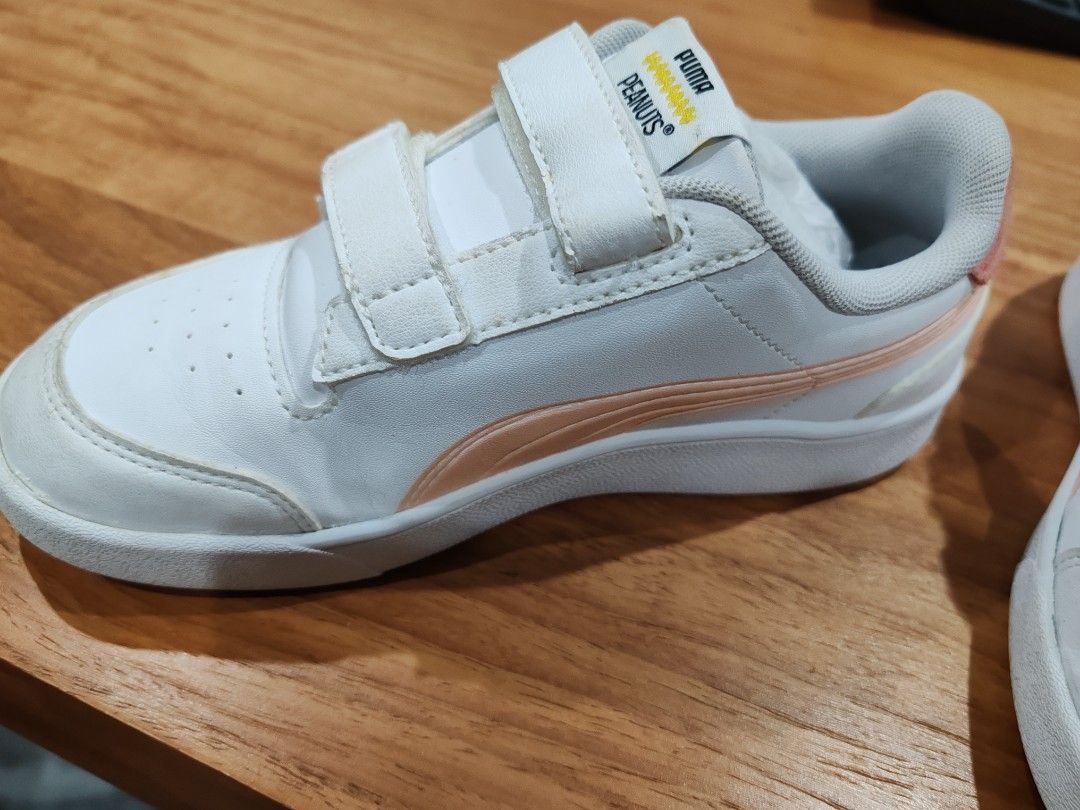[KIDS] Peanuts x PUMA Snoopy collab kasut kanak-kanak Shuffle Todler ...