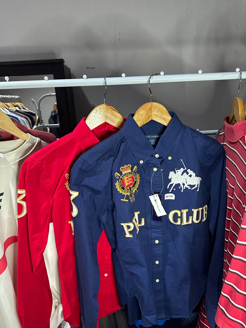 POLO RALPH LAUREN KEMEJA (PRL CLUB), Men's Fashion, Tops & Sets ...