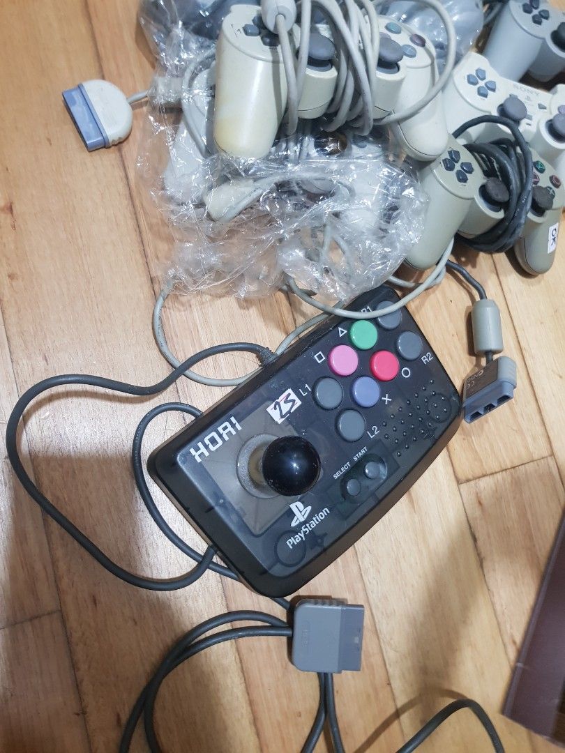 Ps1 ps2 original genuine hori stick joystick, Video Gaming, Gaming ...