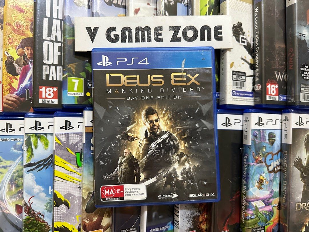 PS4 PS5 Deus Ex Mankind Divided | Used Games | Original CD | Physical ...