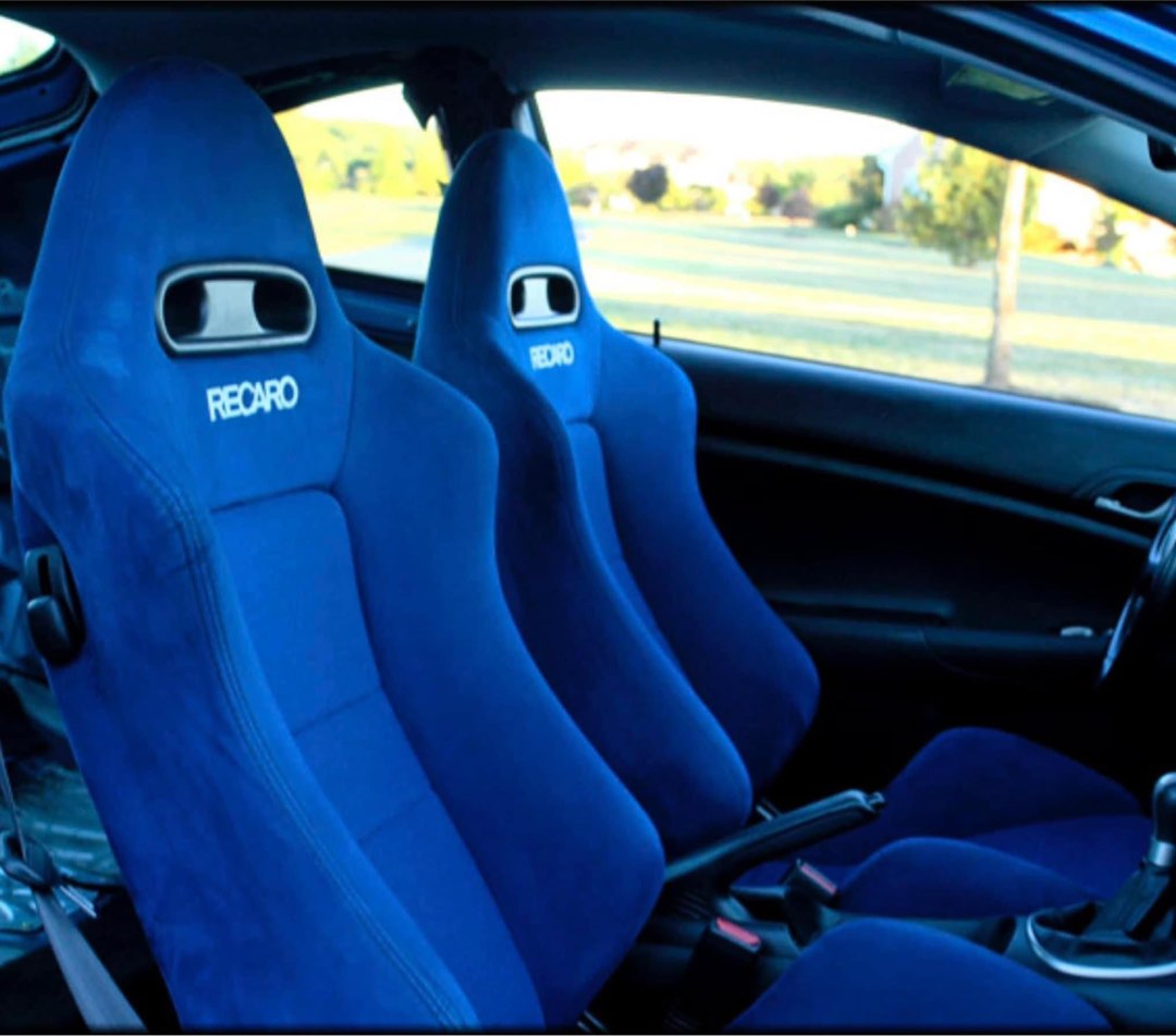 Recaro SR4 blue suede (discontinued), Car Parts & Accessories ...