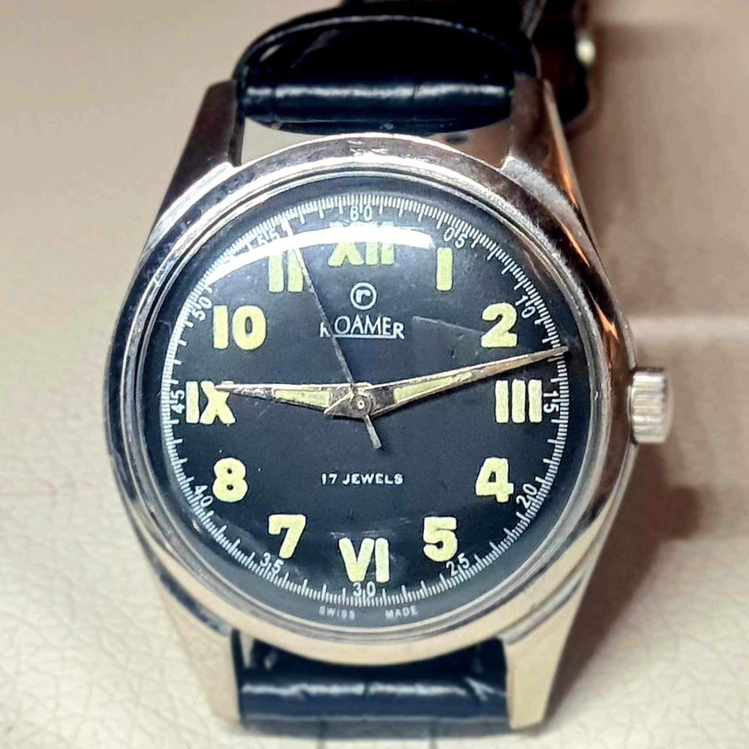 #Roamer Vintage Military Watch #Swiss Made, Men's Fashion, Watches ...